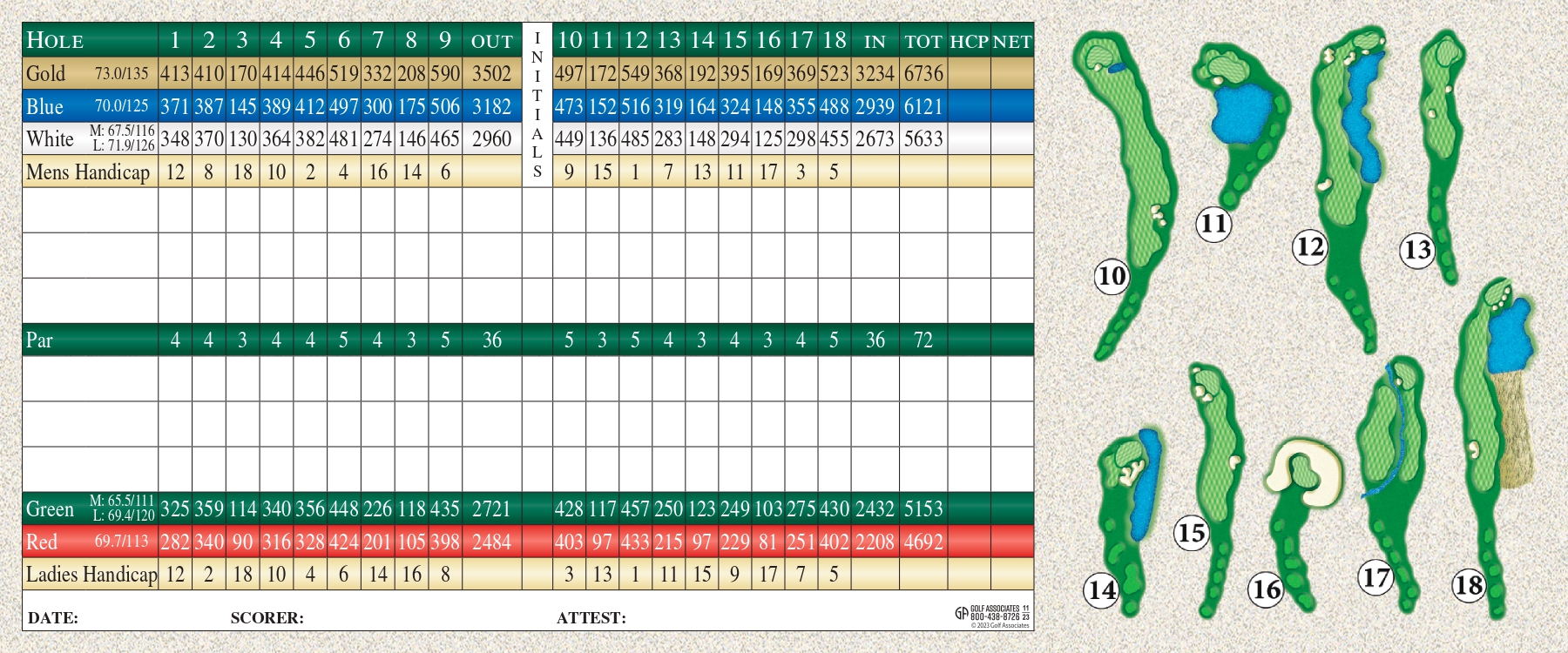 Championship Course - Crosswinds Golf Club